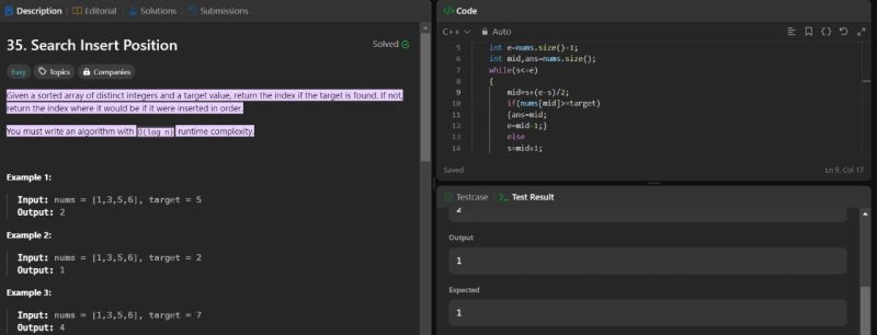 Rohit Sharma on LinkedIn: #leetcode #problemsolving #dsa #binarysearch ... Rohit Sharma on LinkedIn: #leetcode #problemsolving #dsa #binarysearch ...
