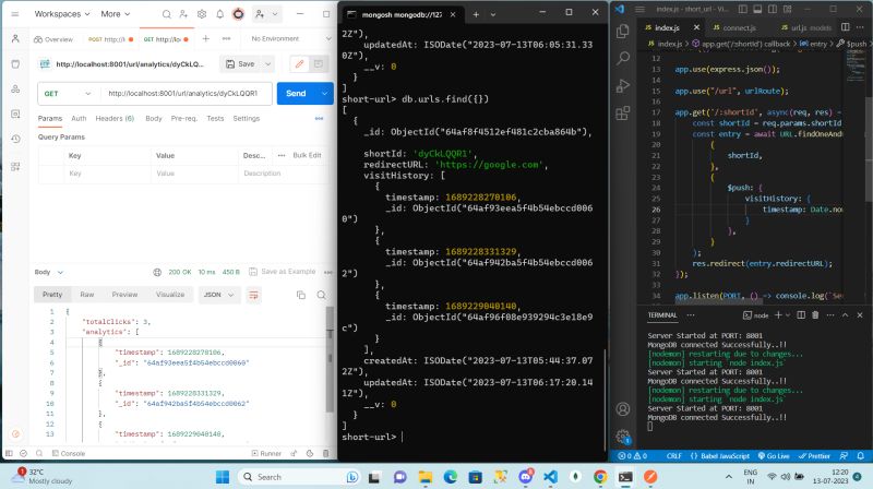 Mukesh Singh Bathkora on LinkedIn: #nodejs #expressjs #shortid #mongodb ... Mukesh Singh Bathkora on LinkedIn: #nodejs #expressjs #shortid #mongodb ...