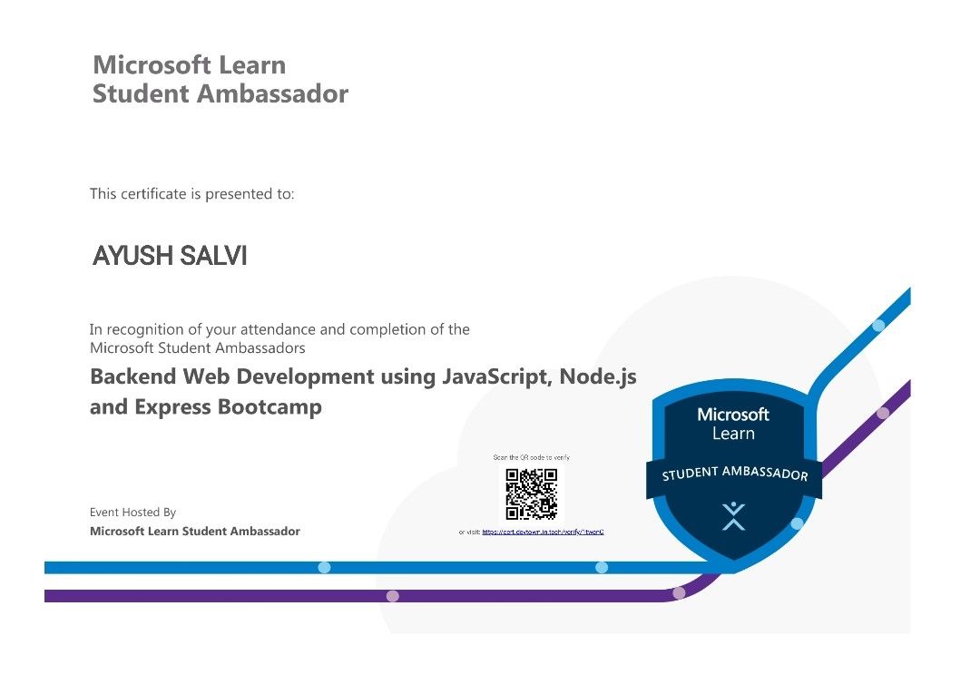 Ayush Salvi on LinkedIn: #webdevelopment #javascriptdeveloper Ayush Salvi on LinkedIn: #webdevelopment #javascriptdeveloper