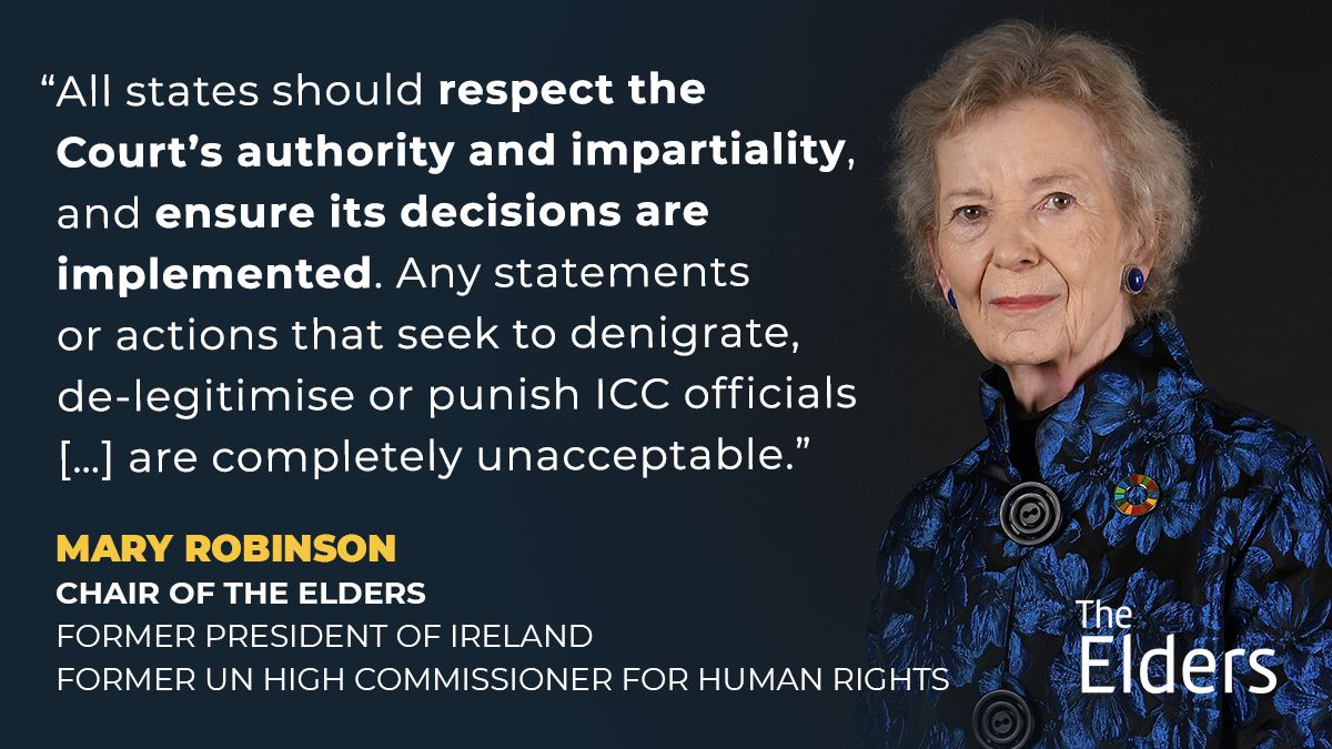 The Elders Foundation on LinkedIn: #icc #gaza #internationallaw The Elders Foundation on LinkedIn: #icc #gaza #internationallaw