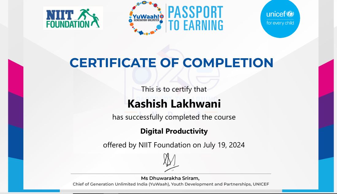 Kashish Lakhwani on LinkedIn: #certification #professionaldevelopment # ... Kashish Lakhwani on LinkedIn: #certification #professionaldevelopment # ...