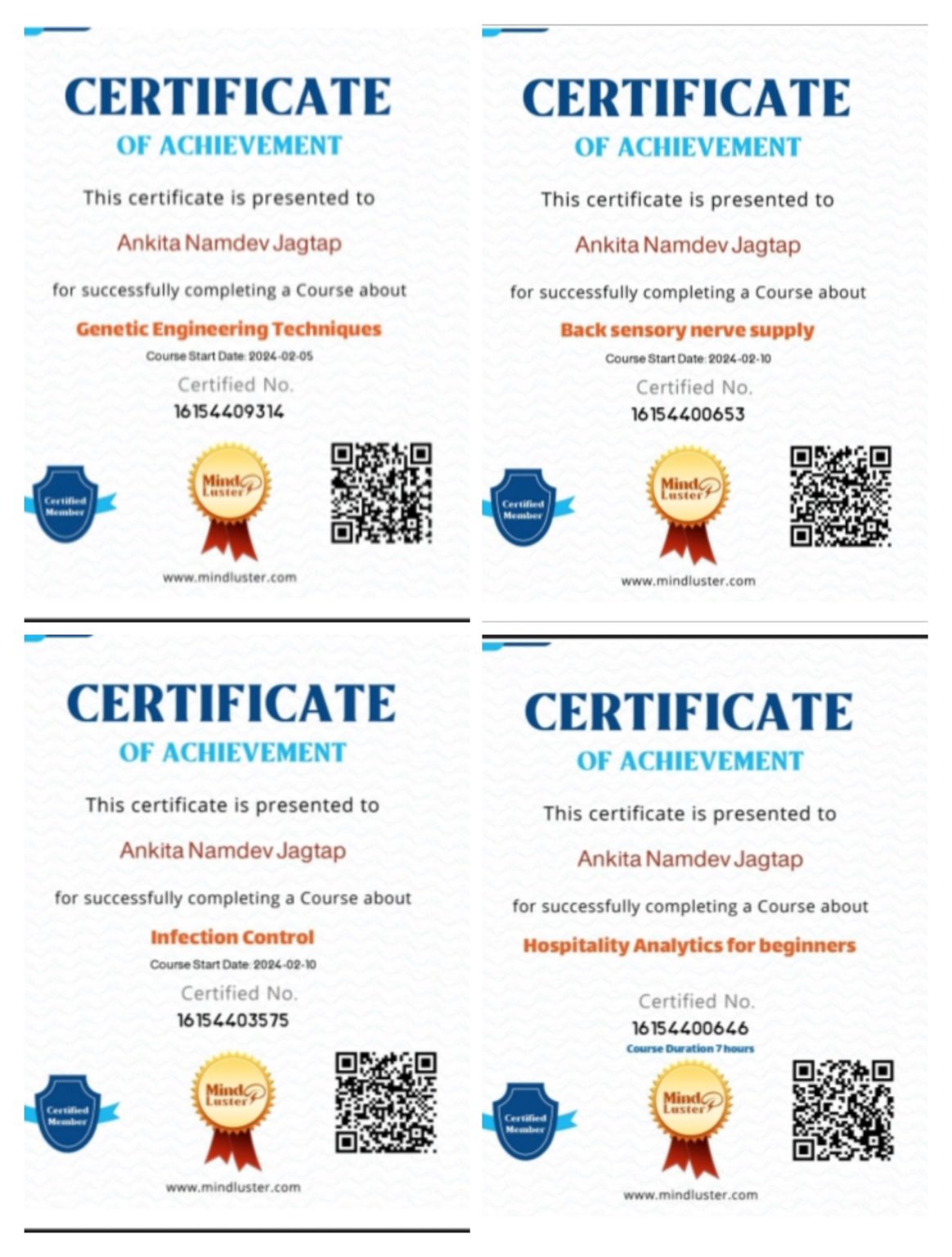 Ankita Jagtap on LinkedIn: #mindlustercertified #lifelonglearner Ankita Jagtap on LinkedIn: #mindlustercertified #lifelonglearner