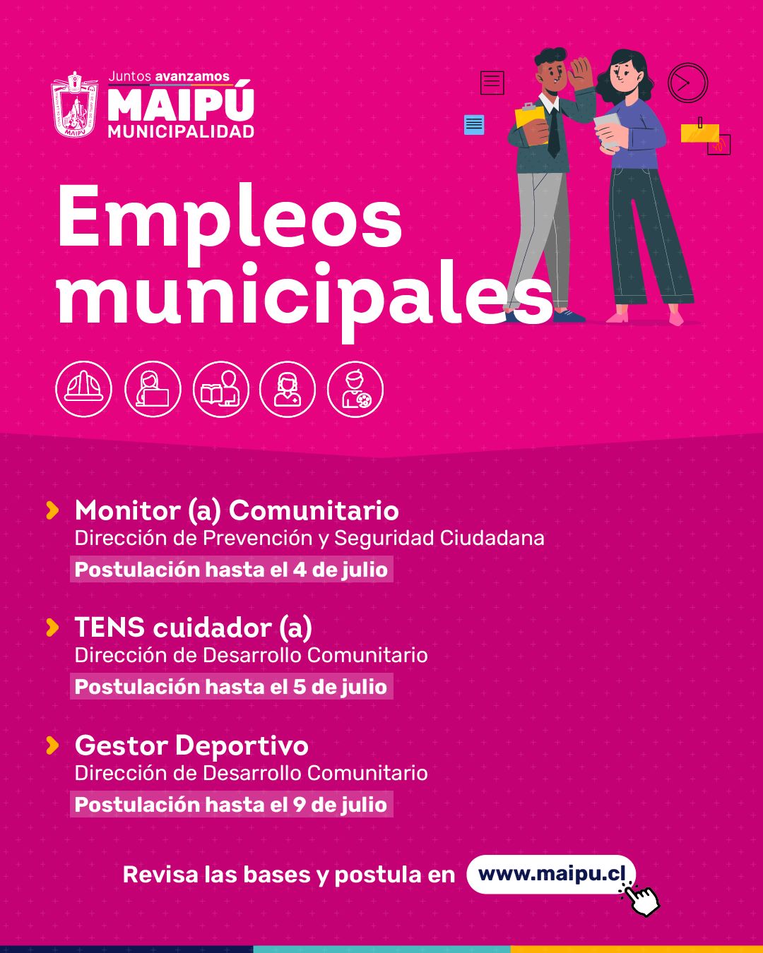 Municipalidad de Maipú en LinkedIn: #haypega #juntosavanzamos Municipalidad de Maipú en LinkedIn: #haypega #juntosavanzamos