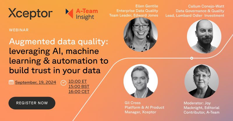 Xceptor on LinkedIn: Augmented data quality: Leveraging AI, machine ... Xceptor on LinkedIn: Augmented data quality: Leveraging AI, machine ...