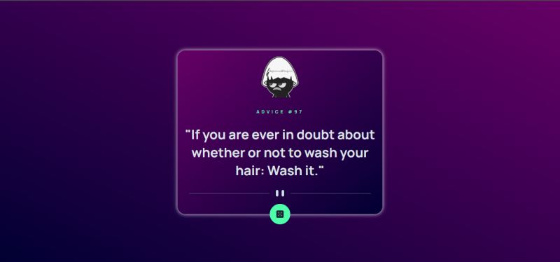 React project: Advice Generator app with API | Zakaria Elaroussi posted ... React project: Advice Generator app with API | Zakaria Elaroussi posted ...