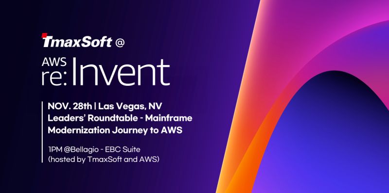TMAXSOFT on LinkedIn: #aws #tmaxsoft #reinvent #cloudmodernization # ... TMAXSOFT on LinkedIn: #aws #tmaxsoft #reinvent #cloudmodernization # ...