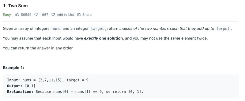 HIMANSHU MALIK on LinkedIn: #leetcode #twosum #datastructure # ... HIMANSHU MALIK on LinkedIn: #leetcode #twosum #datastructure # ...