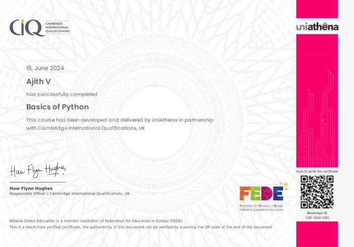 Ajith V on LinkedIn: #python #programming #careerdevelopment Ajith V on LinkedIn: #python #programming #careerdevelopment