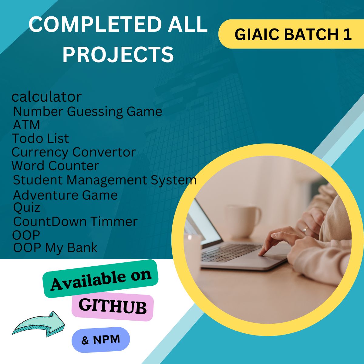 Areeba Sadiq on LinkedIn: #typescript #node #giaic #projectcompleted # ... Areeba Sadiq on LinkedIn: #typescript #node #giaic #projectcompleted # ...