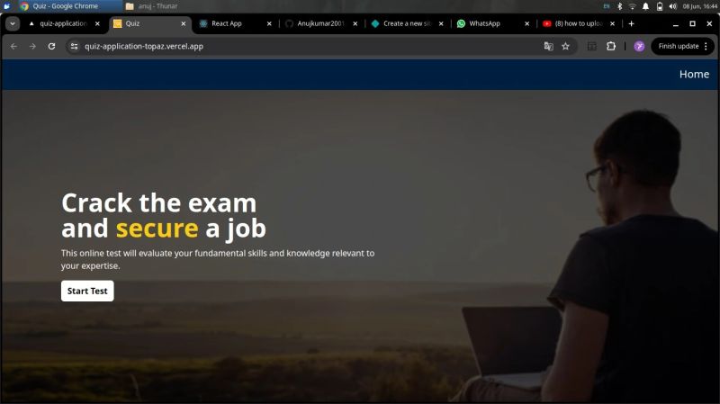 Anuj Sharma on LinkedIn: Recently, I created a quiz application with ... Anuj Sharma on LinkedIn: Recently, I created a quiz application with ...