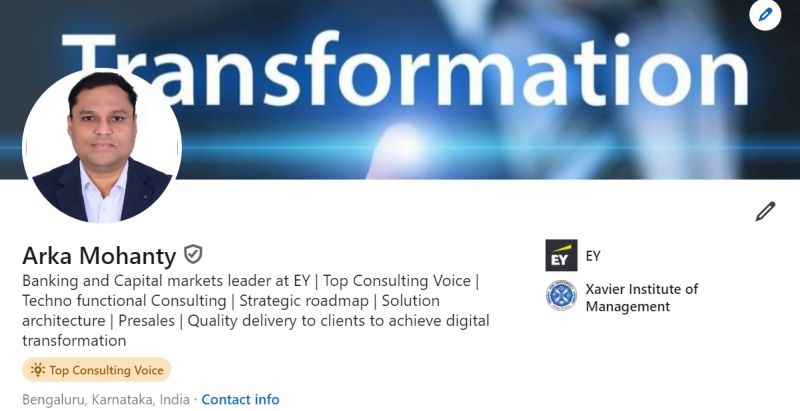 Arka Mohanty on LinkedIn: Happy to receive Top Consulting Voice Badge ... Arka Mohanty on LinkedIn: Happy to receive Top Consulting Voice Badge ...
