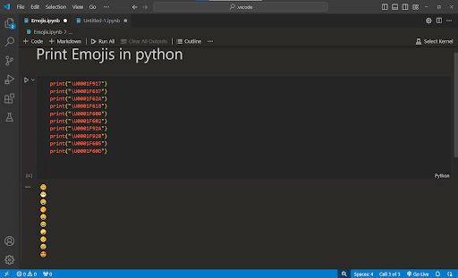 SoftAsia Tech on LinkedIn: #python #codingfun #emojisincode SoftAsia Tech on LinkedIn: #python #codingfun #emojisincode