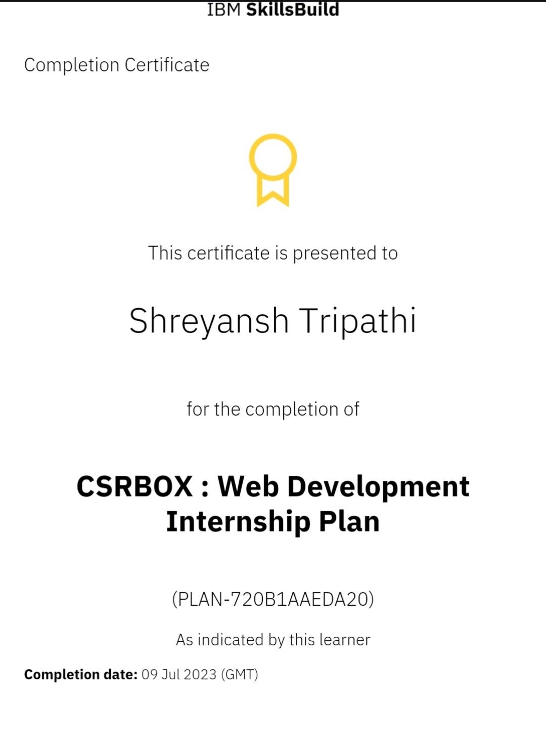 Shreyansh Tripathi on LinkedIn: I'm thrilled to announce that I have ... Shreyansh Tripathi on LinkedIn: I'm thrilled to announce that I have ...