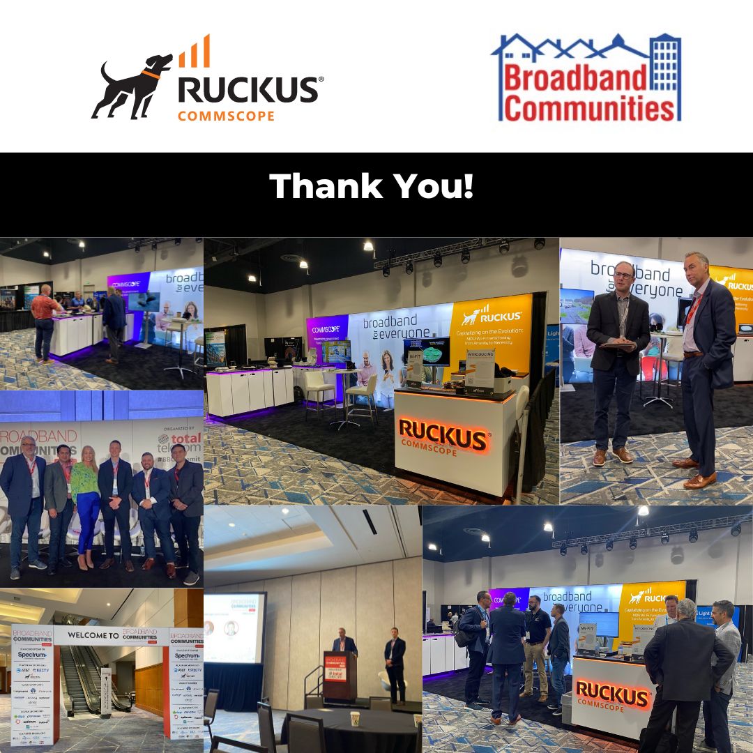 RUCKUS Networks on LinkedIn: #ruckus #broadbandcommunitiessummit # ... RUCKUS Networks on LinkedIn: #ruckus #broadbandcommunitiessummit # ...
