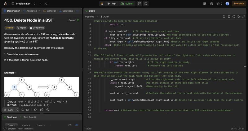 Cristofer Franco Vilchis on LinkedIn: Leetcode Day 21: #450 Delete Node ... Cristofer Franco Vilchis on LinkedIn: Leetcode Day 21: #450 Delete Node ...