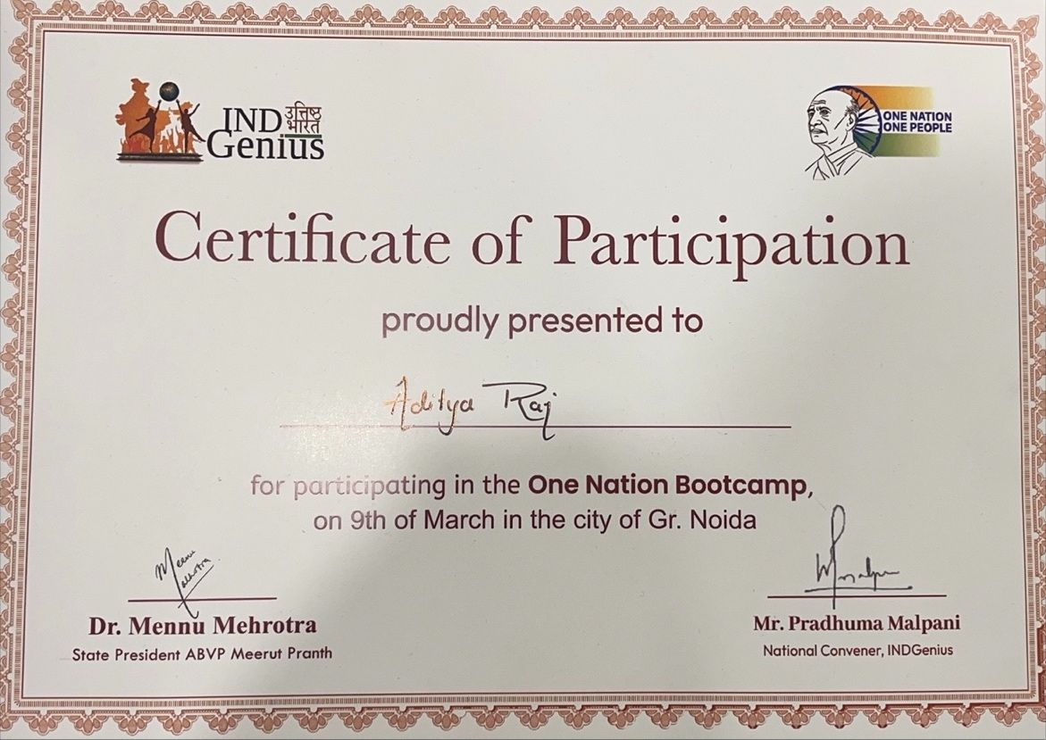 Aditya Raj on LinkedIn: Excited to announce my participation in the ... Aditya Raj on LinkedIn: Excited to announce my participation in the ...