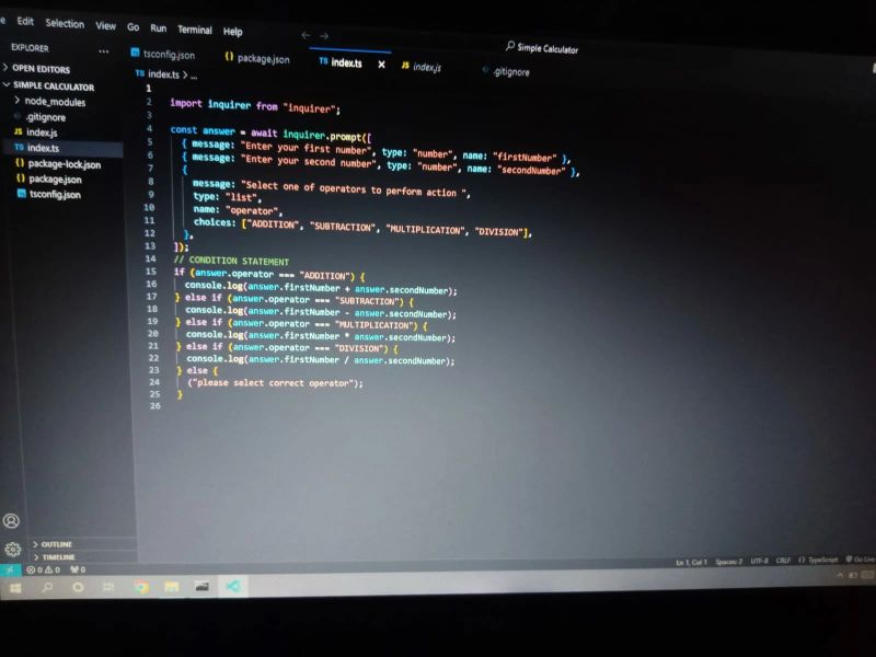Aneeba Siddiqui on LinkedIn: #typescript #calculator #coding # ... Aneeba Siddiqui on LinkedIn: #typescript #calculator #coding # ...
