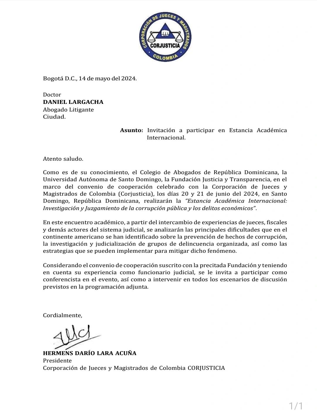 LARGACHA TORRES & ABOGADOS en LinkedIn: Nuestro socio Daniel Largacha ... LARGACHA TORRES & ABOGADOS en LinkedIn: Nuestro socio Daniel Largacha ...