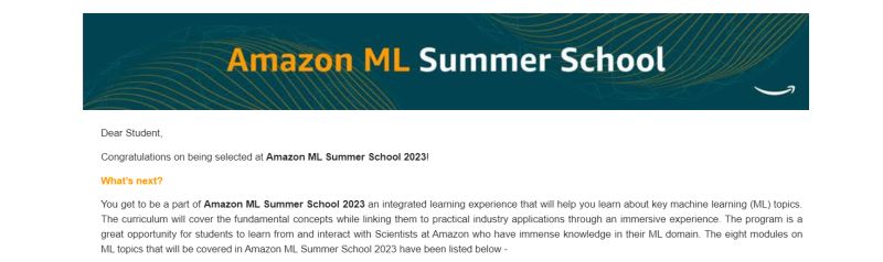 Lalitha Sri Chalamalasetti on LinkedIn: #amazonmlsummerschool # ... Lalitha Sri Chalamalasetti on LinkedIn: #amazonmlsummerschool # ...