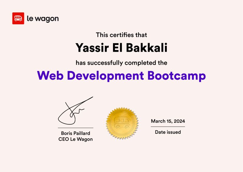 Yassir El Bakkali on LinkedIn: #html #css #javascript #rubyonrails # ... Yassir El Bakkali on LinkedIn: #html #css #javascript #rubyonrails # ...