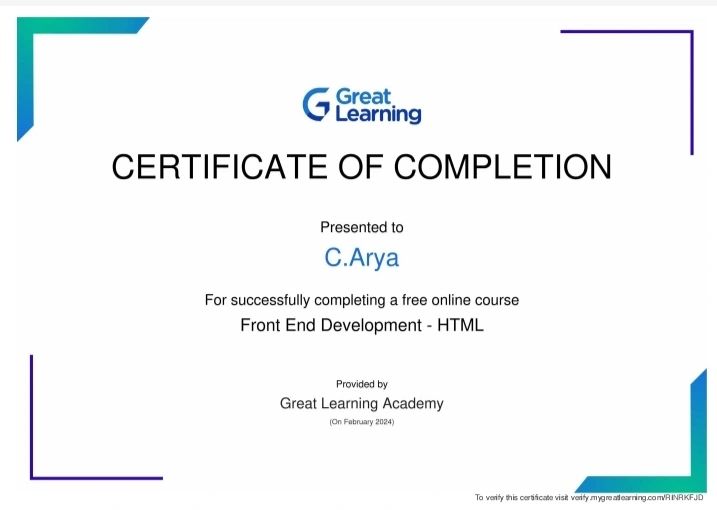 C. Arya on LinkedIn: #html #webdevelopment #continuouslearning # ... C. Arya on LinkedIn: #html #webdevelopment #continuouslearning # ...