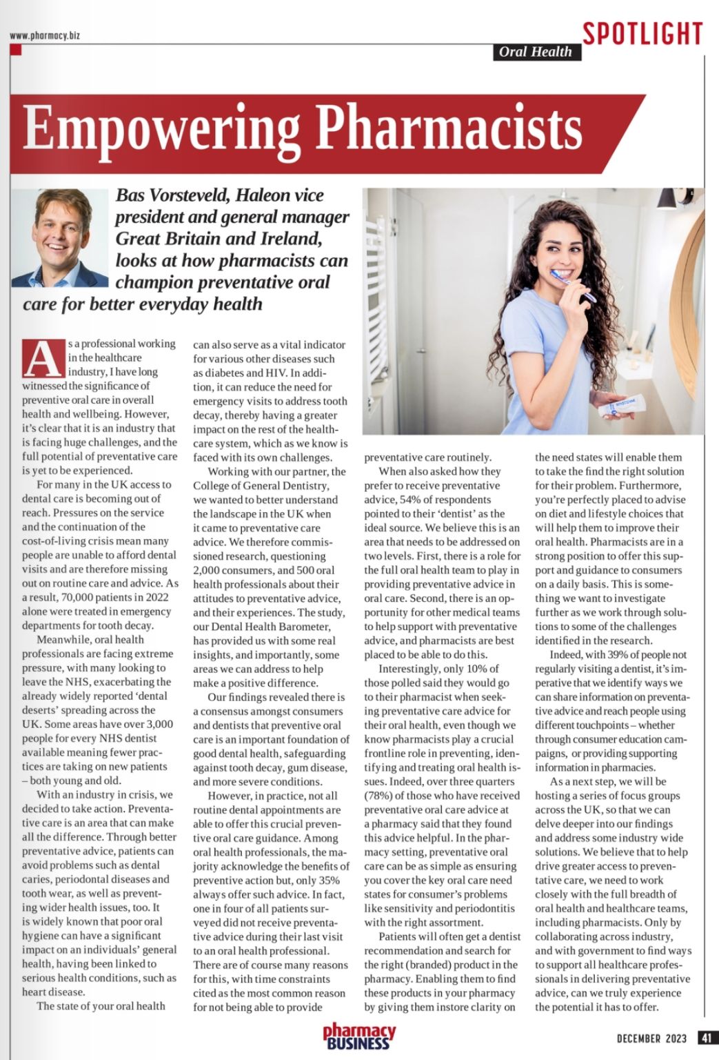Bas Vorsteveld on LinkedIn: #haleon #dentalhealthbarometer # ... Bas Vorsteveld on LinkedIn: #haleon #dentalhealthbarometer # ...