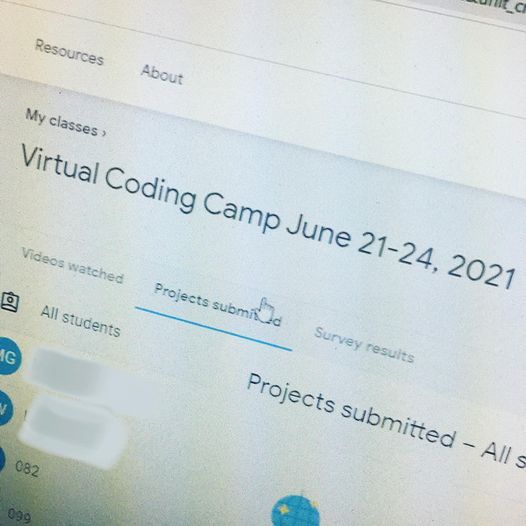 Webgyrlz Code on LinkedIn: #virtualcamp #coding #codinglife # ... Webgyrlz Code on LinkedIn: #virtualcamp #coding #codinglife # ...