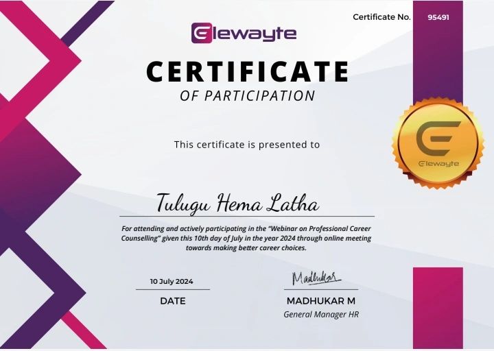 Tulugu Hema Latha on LinkedIn: #elewayte #empoweringopprtunities Tulugu Hema Latha on LinkedIn: #elewayte #empoweringopprtunities