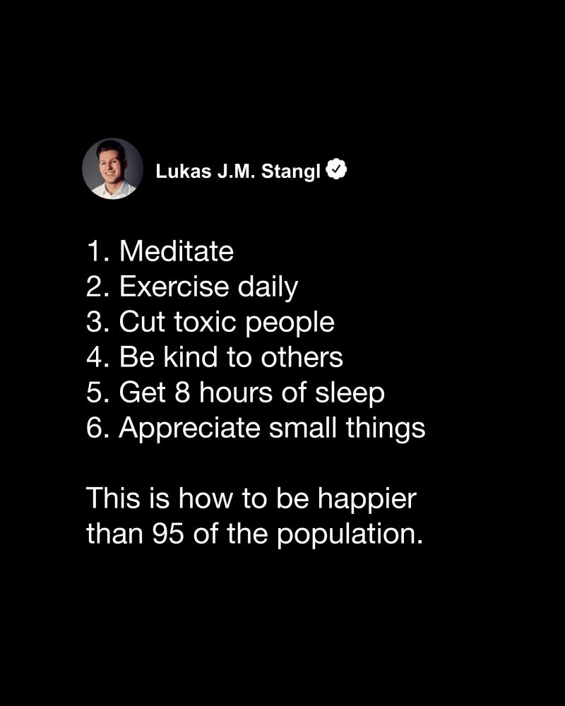 Lukas J.M. Stangl on LinkedIn: #motivation #happiness #work # ... Lukas J.M. Stangl on LinkedIn: #motivation #happiness #work # ...