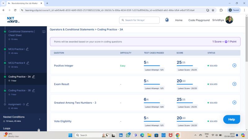 Srividhya Enukonda on LinkedIn: #nxtwave #nxtwaveccbp #nxtwaveteam # ... Srividhya Enukonda on LinkedIn: #nxtwave #nxtwaveccbp #nxtwaveteam # ...