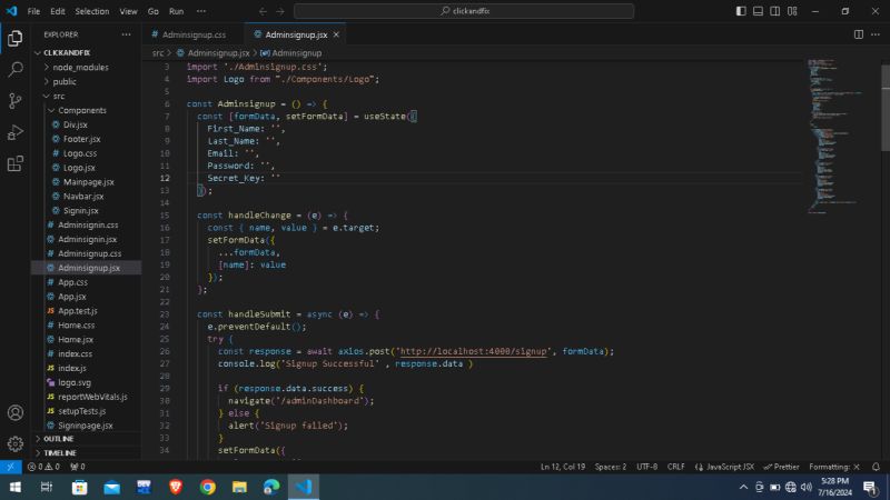Muhammad Adil on LinkedIn: #react #code #frontend #database #backend # ... Muhammad Adil on LinkedIn: #react #code #frontend #database #backend # ...