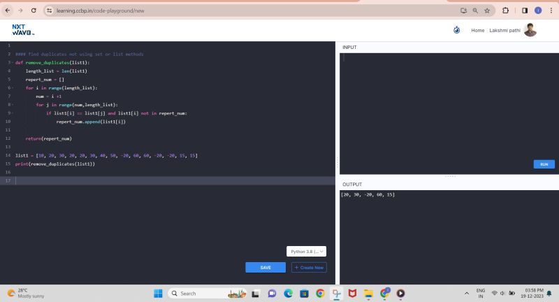 Recapping my Python knowledge in List | lakshmipathi N posted on the ... Recapping my Python knowledge in List | lakshmipathi N posted on the ...