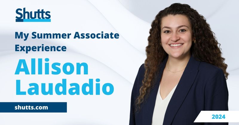 Shutts & Bowen LLP on LinkedIn: #summerassociate #tampa #shutts Shutts & Bowen LLP on LinkedIn: #summerassociate #tampa #shutts