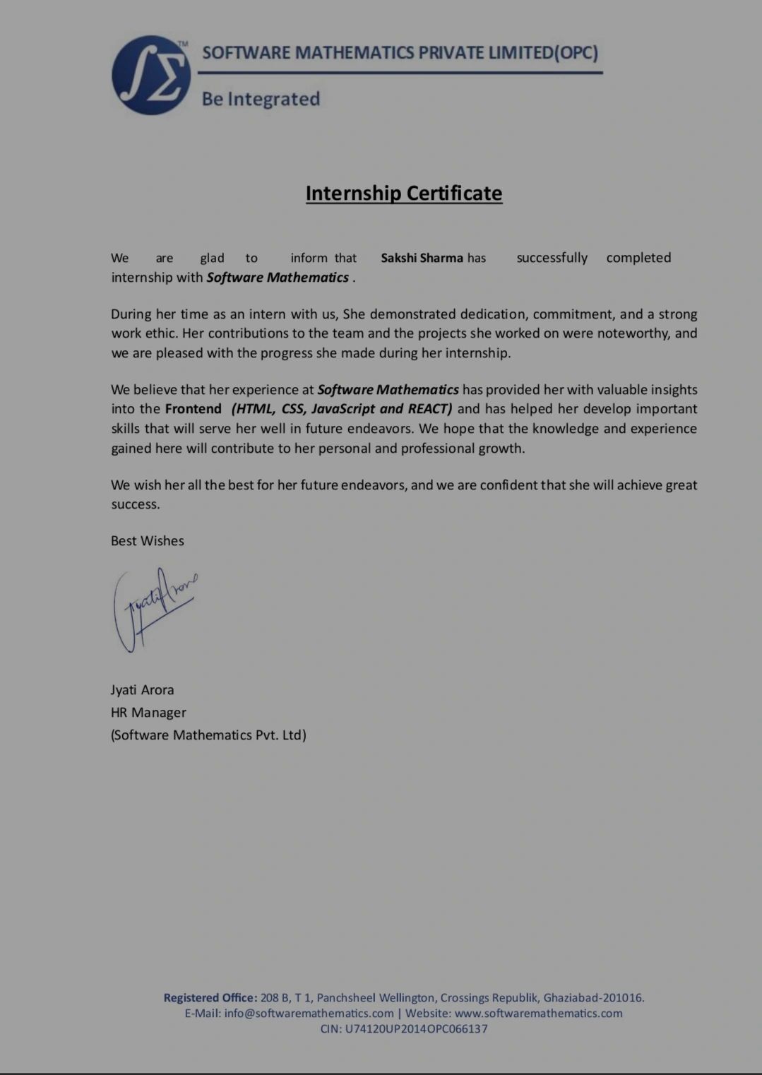 Sakshi Sharma on LinkedIn: #internship #webdevelopment #html #css # ... Sakshi Sharma on LinkedIn: #internship #webdevelopment #html #css # ...
