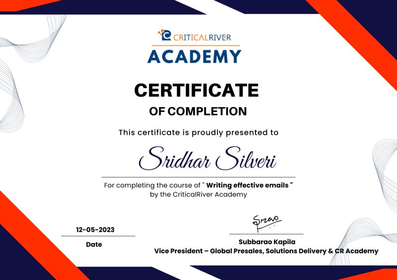 Sridhar Silveri on LinkedIn: Thank You Subbarao (Subbu) Kapila Sir ... Sridhar Silveri on LinkedIn: Thank You Subbarao (Subbu) Kapila Sir ...