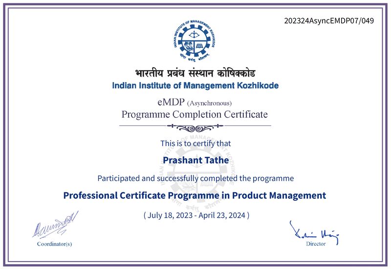 Prashant Tathe on LinkedIn: #productmanagement Prashant Tathe on LinkedIn: #productmanagement