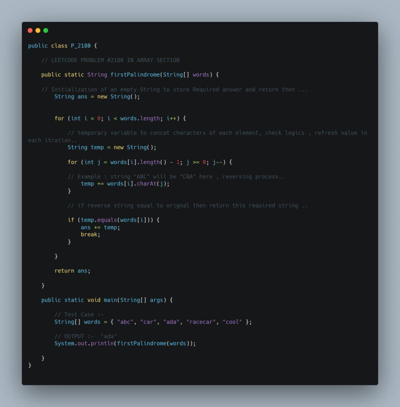 Nofal Hassaan on LinkedIn: #leetcode #problemsolving #java #array # ... Nofal Hassaan on LinkedIn: #leetcode #problemsolving #java #array # ...