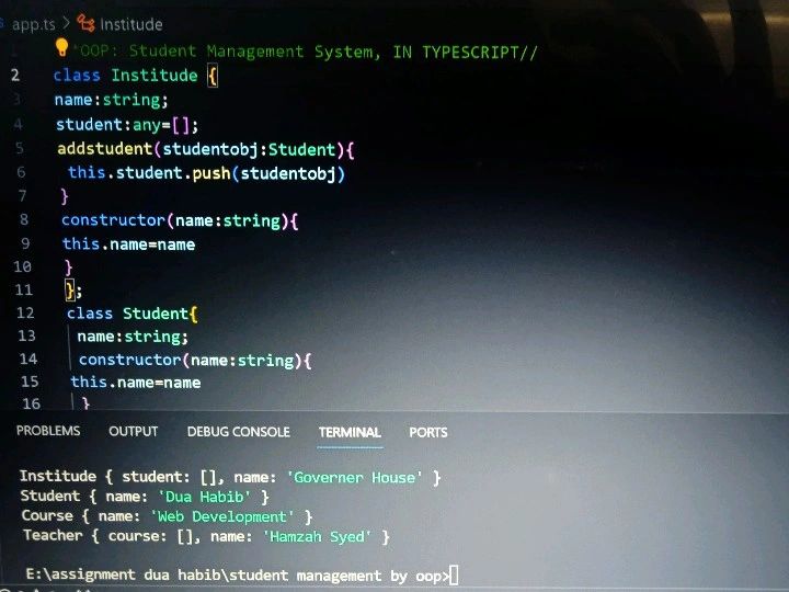 Dua Habib on LinkedIn: #itcourses #typescript #giaic #learningskills # ... Dua Habib on LinkedIn: #itcourses #typescript #giaic #learningskills # ...
