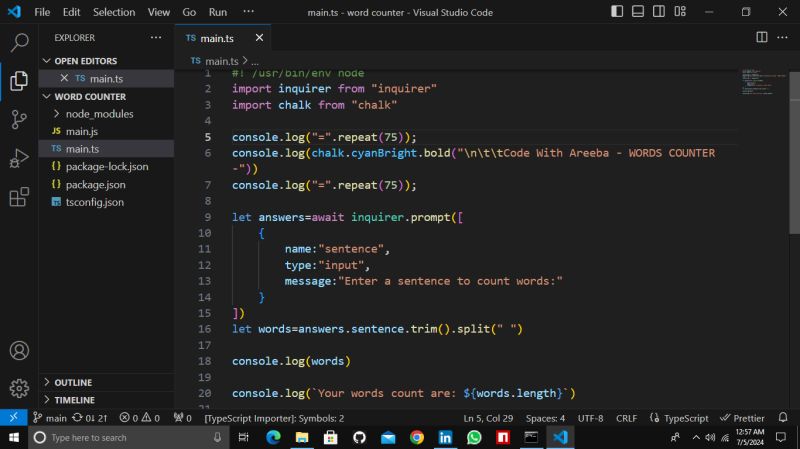 Areeba Saleem on LinkedIn: #coding #learning #typescript #words # ... Areeba Saleem on LinkedIn: #coding #learning #typescript #words # ...
