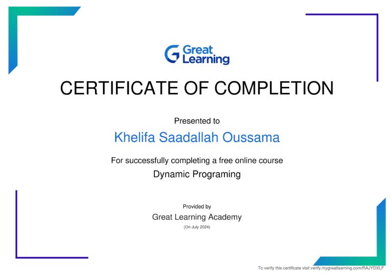 KHELIFA SAADALLAH OUSSAMA on LinkedIn: #dynamicprogramming # ... KHELIFA SAADALLAH OUSSAMA on LinkedIn: #dynamicprogramming # ...