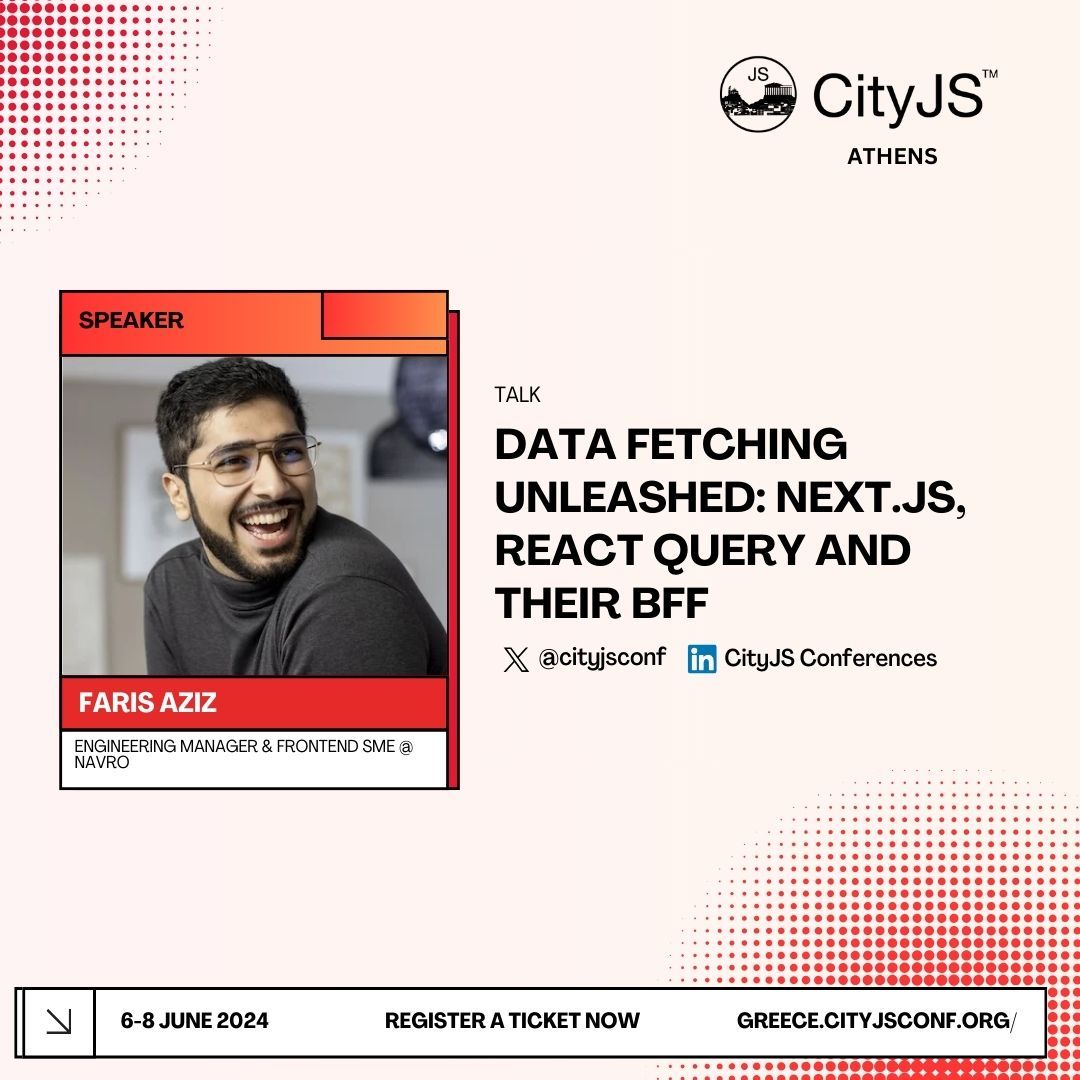 Faris Aziz on LinkedIn: #nextjs #react #webdevelopment #cityjs #athens ... Faris Aziz on LinkedIn: #nextjs #react #webdevelopment #cityjs #athens ...