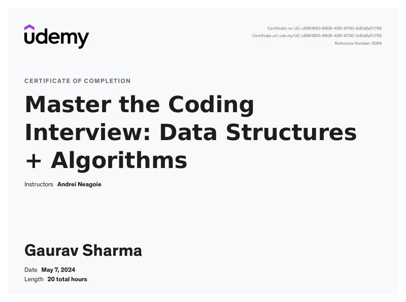 gaurav sharma on LinkedIn: #datastructures #algorithms #programming gaurav sharma on LinkedIn: #datastructures #algorithms #programming