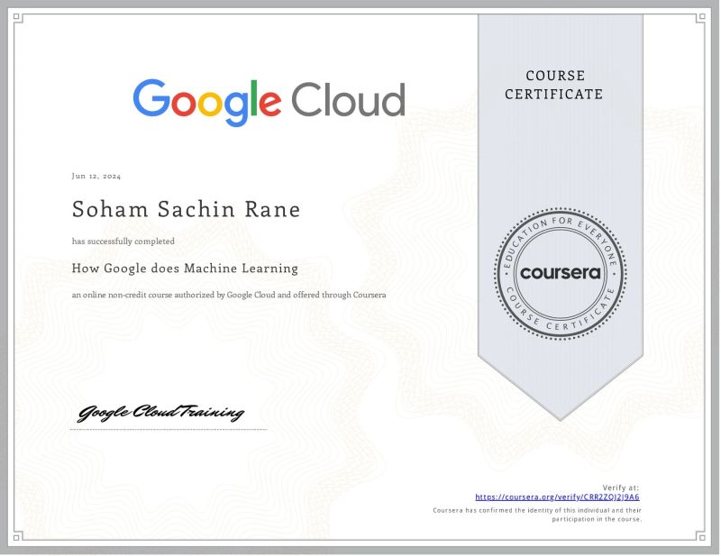 Soham Rane on LinkedIn: #machinelearning #google #datascience Soham Rane on LinkedIn: #machinelearning #google #datascience