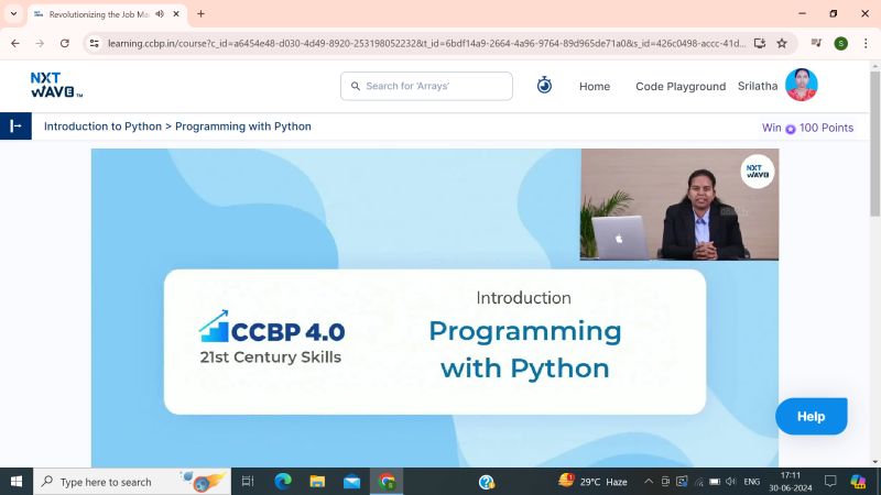 Srilatha Nagandla on LinkedIn: #ccbp #nxtwave #30daysofcode #nxtwave # ... Srilatha Nagandla on LinkedIn: #ccbp #nxtwave #30daysofcode #nxtwave # ...