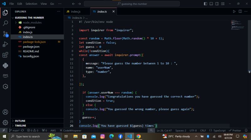 Nihal Naveed on LinkedIn: #typescript #nodejs #cligame #codingproject # ... Nihal Naveed on LinkedIn: #typescript #nodejs #cligame #codingproject # ...