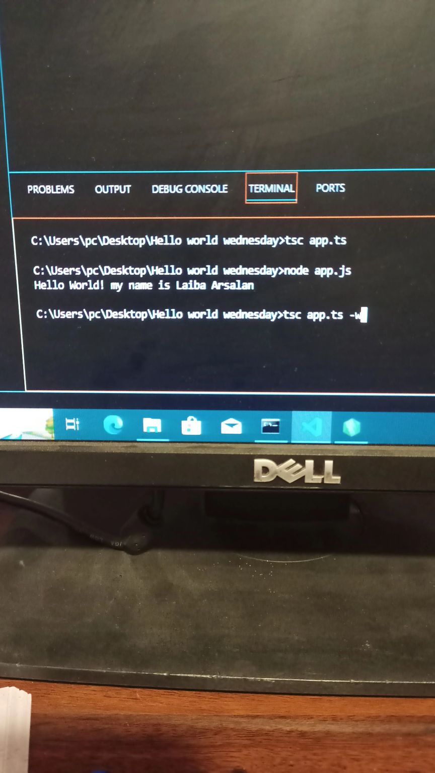 laiba mehmood on LinkedIn: #typescript #codingjourney #helloworldproject laiba mehmood on LinkedIn: #typescript #codingjourney #helloworldproject