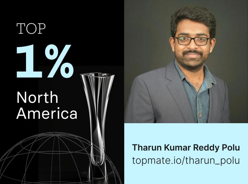 Tharun Kumar Reddy Polu on LinkedIn: #topmate #milestone #achievement # ... Tharun Kumar Reddy Polu on LinkedIn: #topmate #milestone #achievement # ...