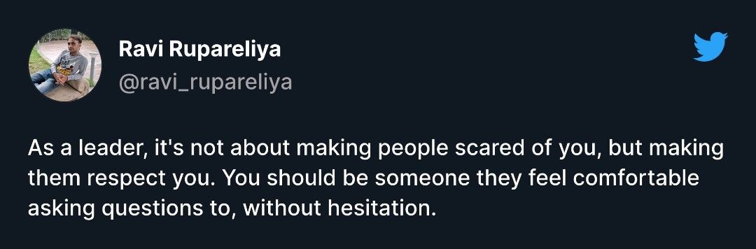Ravi Rupareliya on LinkedIn: #leadershipthought Ravi Rupareliya on LinkedIn: #leadershipthought