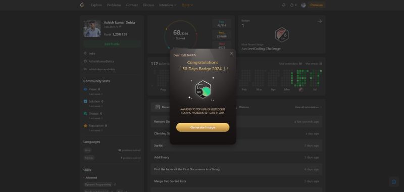 Ashish kumar Debta on LinkedIn: #leetcode | 13 comments Ashish kumar Debta on LinkedIn: #leetcode | 13 comments
