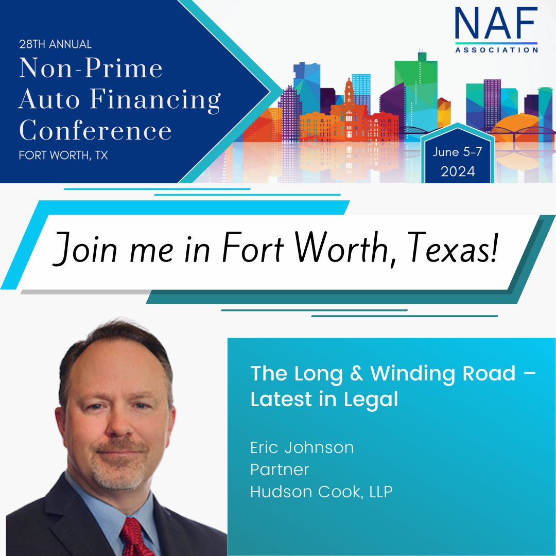 Hudson Cook, LLP on LinkedIn: Don't miss Hudson Cook, LLP partner Eric ... Hudson Cook, LLP on LinkedIn: Don't miss Hudson Cook, LLP partner Eric ...
